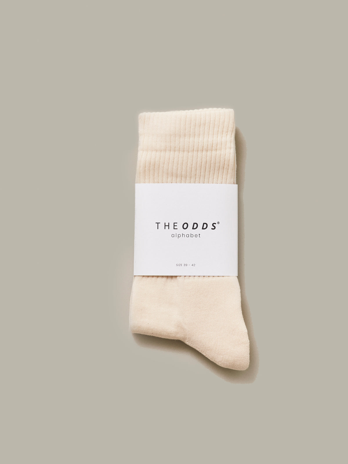 Neo Socks With The Buttercream Tone-On-Tone Logo/ alphabet – THE ODDS ...